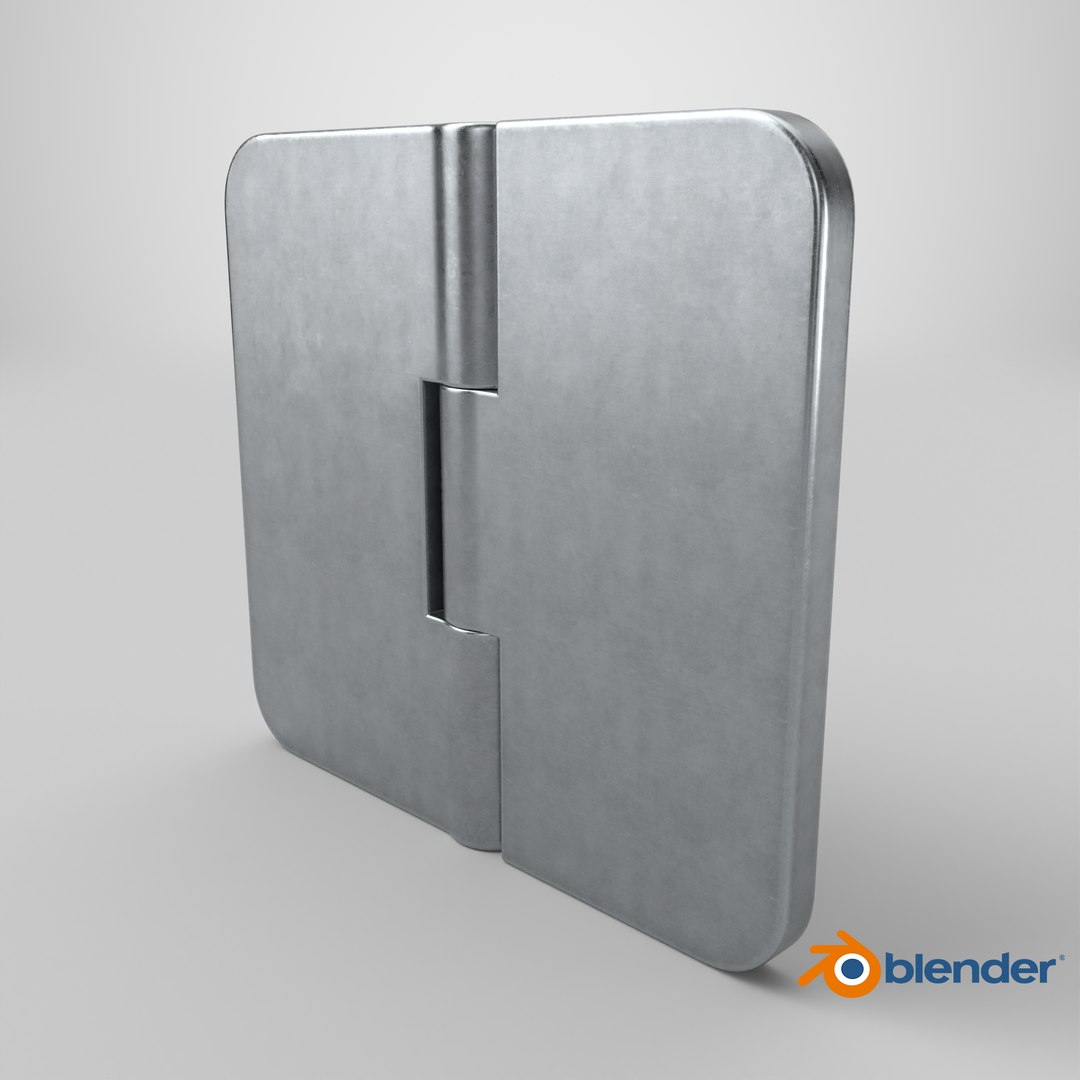 Stainless Steel Plain Hinge 3D - TurboSquid 2147271