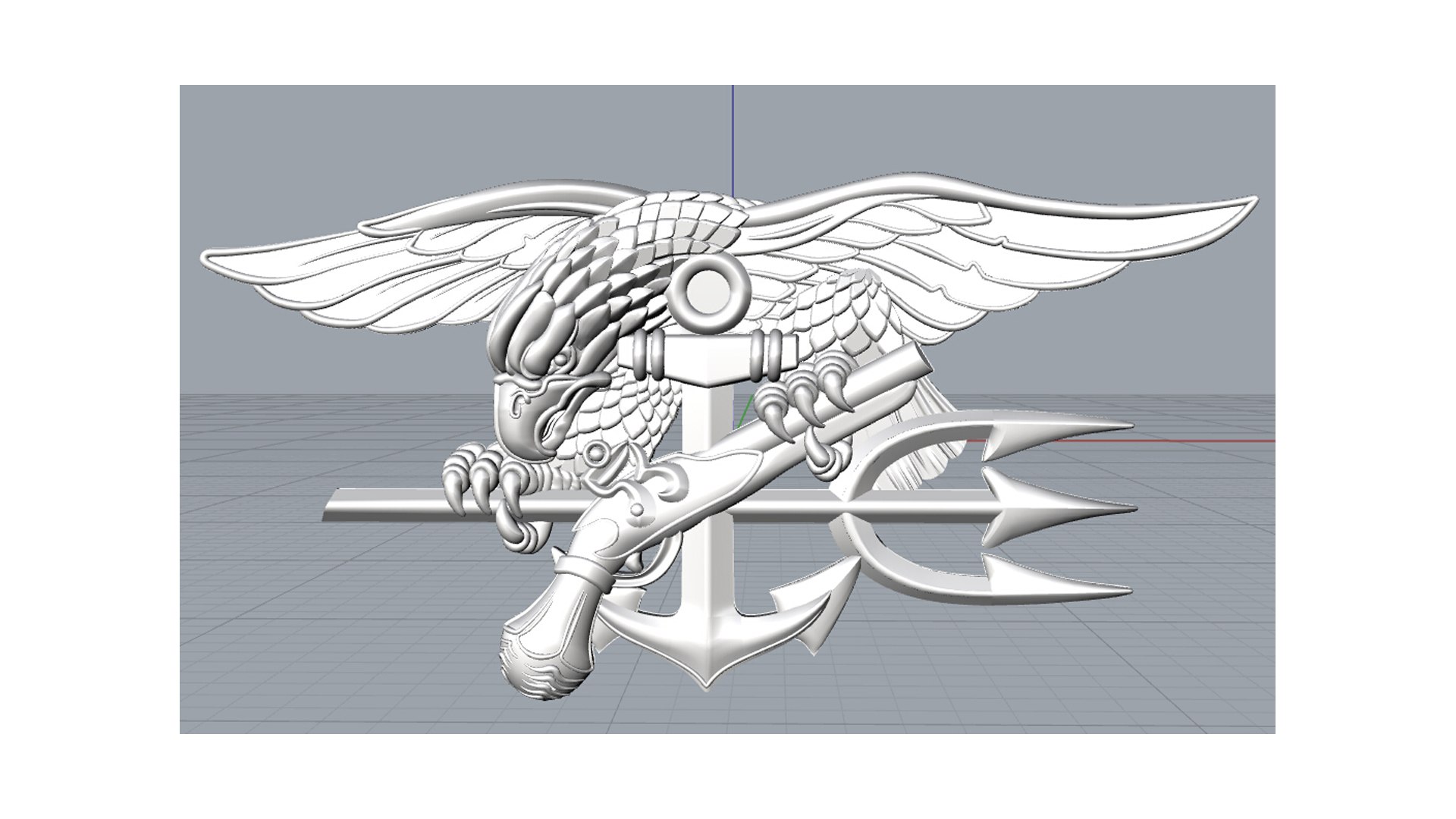 US Navy SEAL Trident Emblem 3D Print Model 3D Model - TurboSquid 2419469