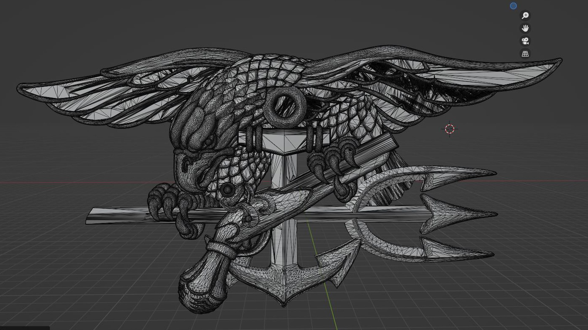 US Navy SEAL Trident Emblem 3D Print Model 3D Model - TurboSquid 2419469