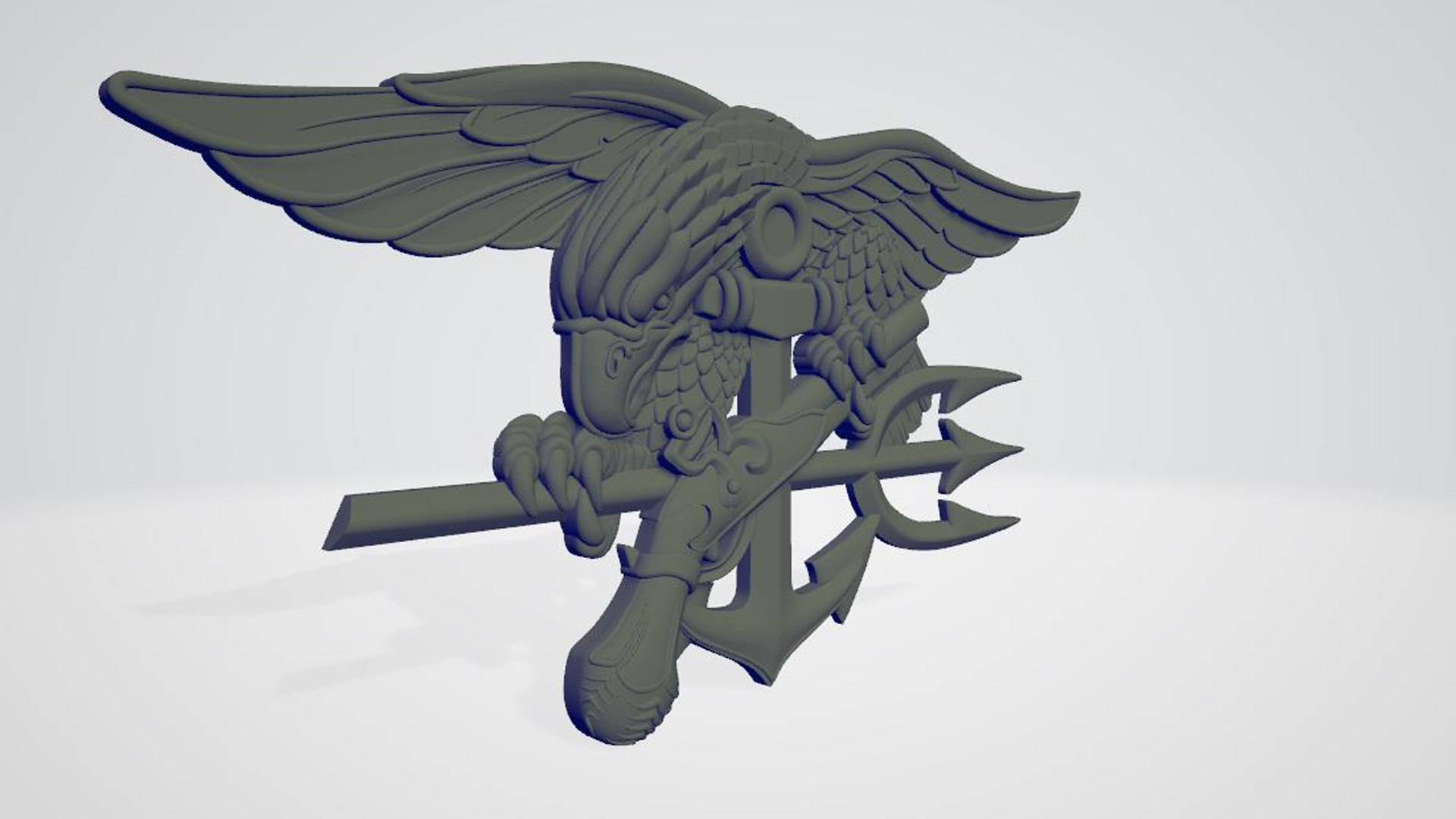 US Navy SEAL Trident Emblem 3D Print Model 3D Model - TurboSquid 2419469