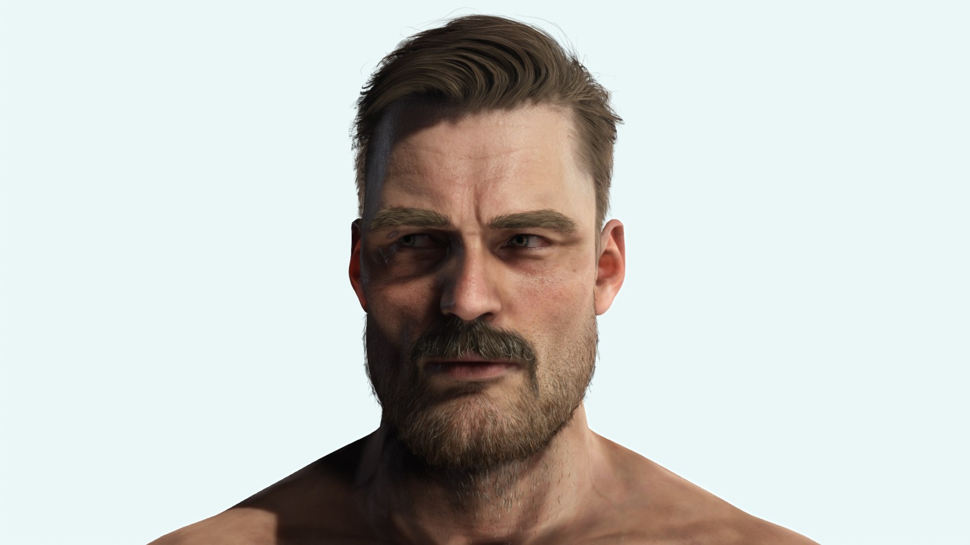 Gym Bro - Giga Chad- Muscular Man Fitness Crossfit VR 3D Model ...