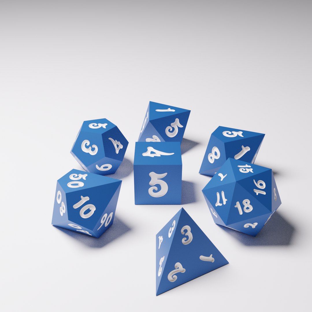 3D Dice Print Resin - TurboSquid 1670474