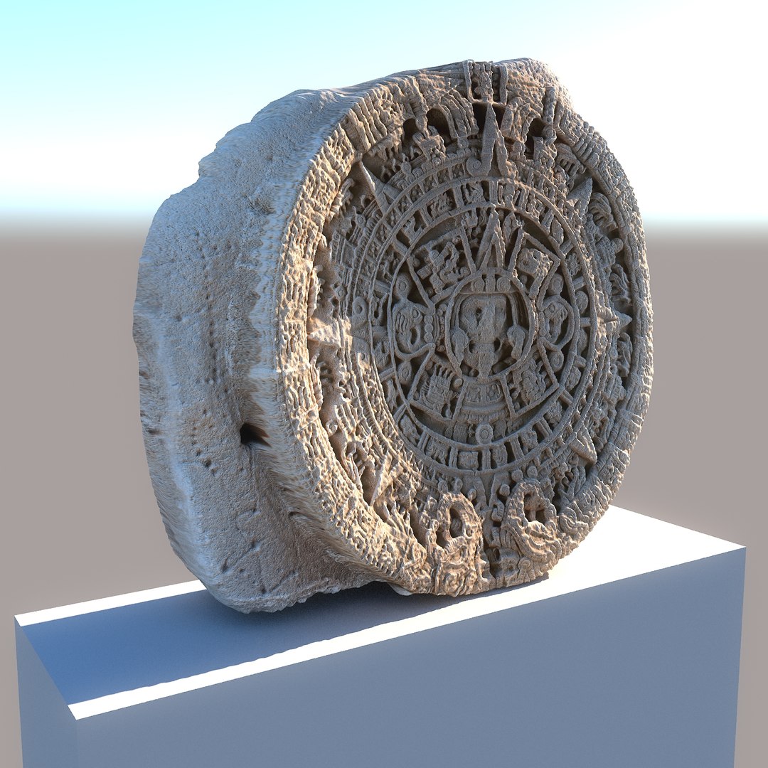 Mayan Calendar Artifacts 3D Model - TurboSquid 2114003