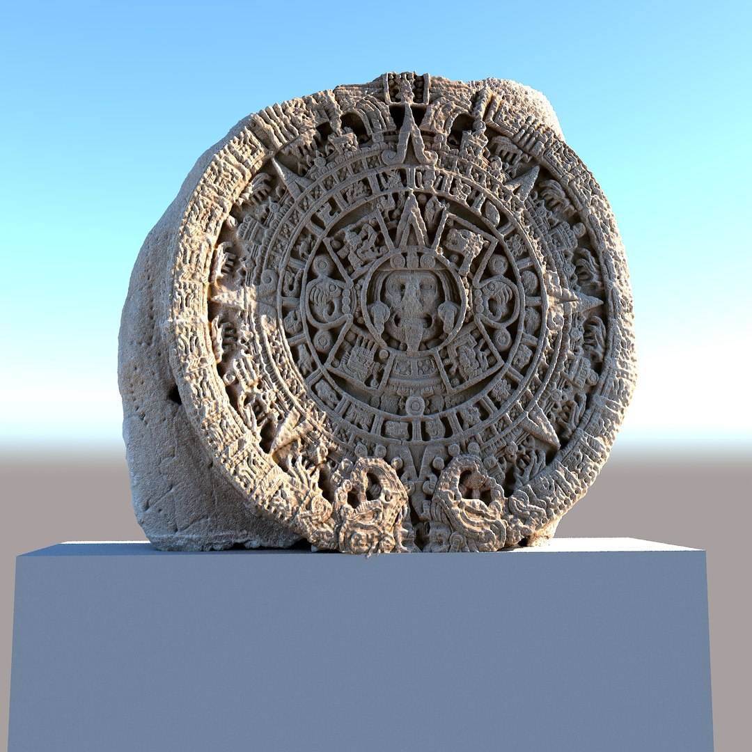 Mayan Calendar Artifacts 3D Model - TurboSquid 2114003