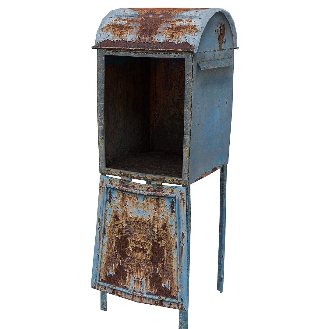 3D model Post Box 01 01 F - TurboSquid 1764545