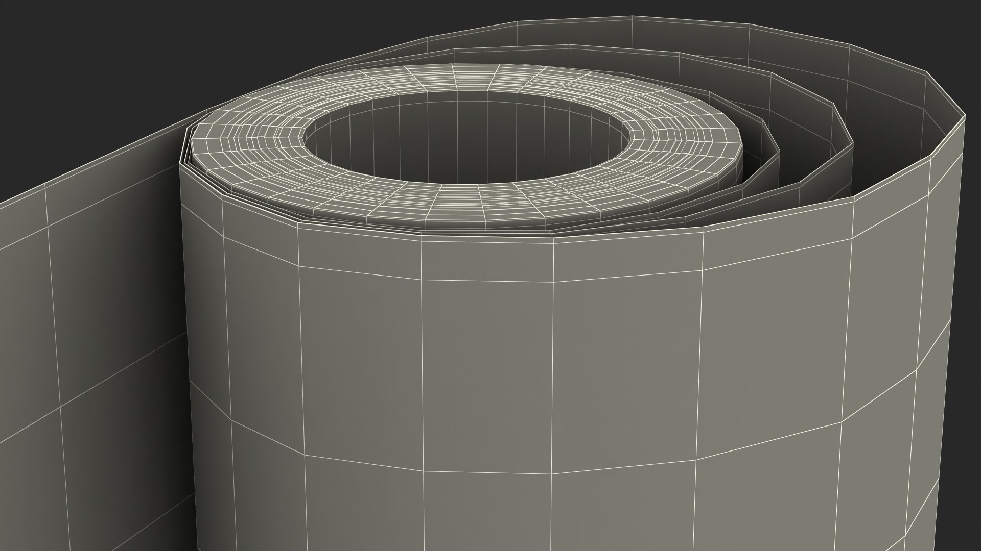 Wrapping Paper In A Roll Kraft 3D Model - TurboSquid 1863154