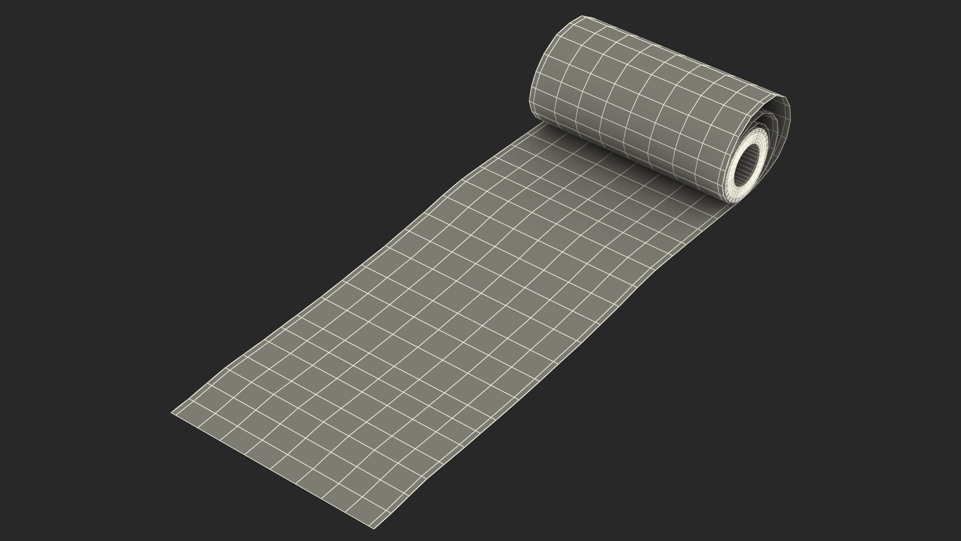 Wrapping Paper In A Roll Kraft 3D Model - TurboSquid 1863154