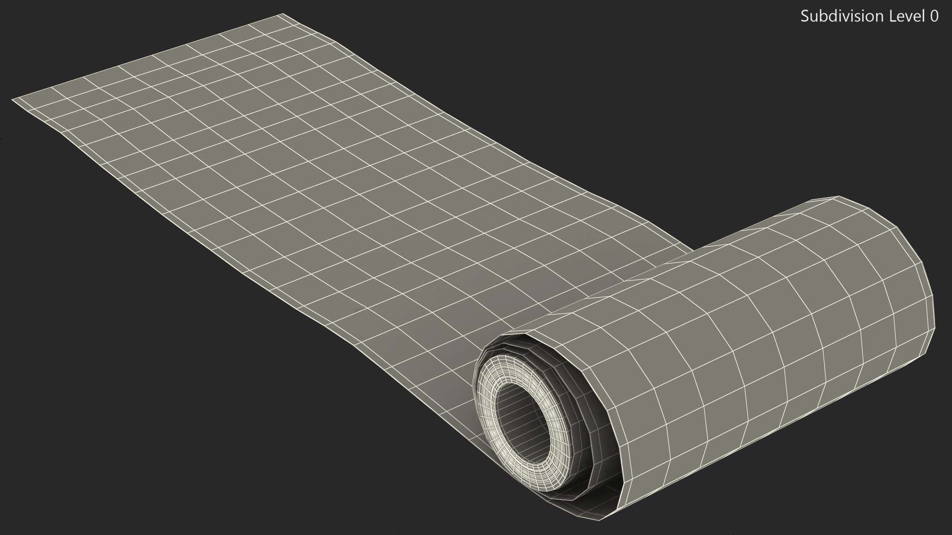Wrapping Paper In A Roll Kraft 3D Model - TurboSquid 1863154