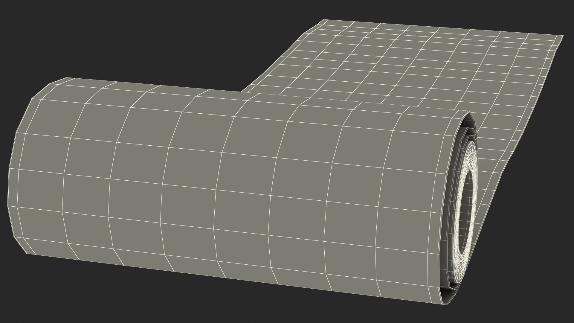 Wrapping Paper In A Roll Kraft 3D Model - TurboSquid 1863154