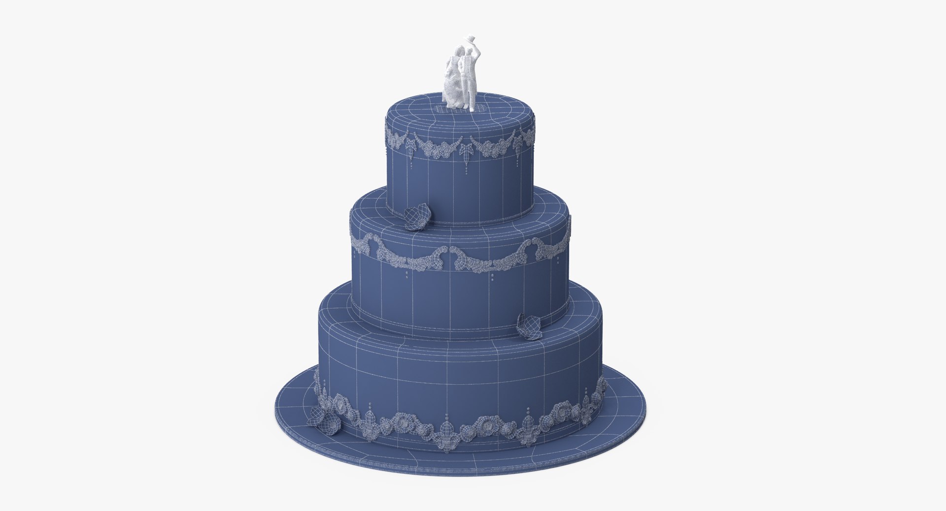 Wedding Cake Miniatures 01 3d C4d