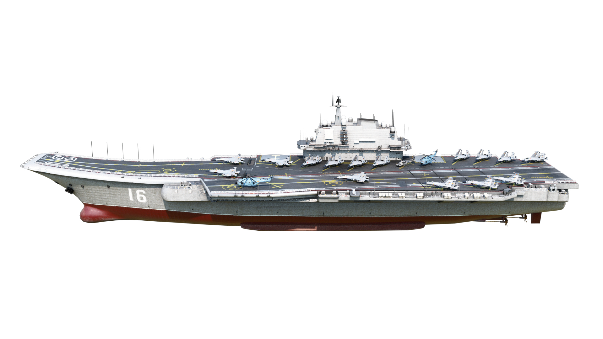 PLA NAVY Type 001 CV16 Aircraft Carrier Liaoning Ship 3D Model ...