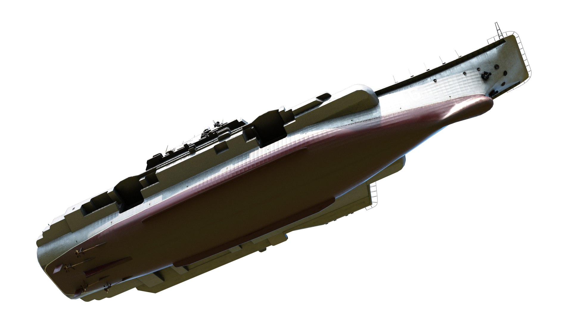 PLA NAVY Type 001 CV16 Aircraft Carrier Liaoning Ship 3D Model ...