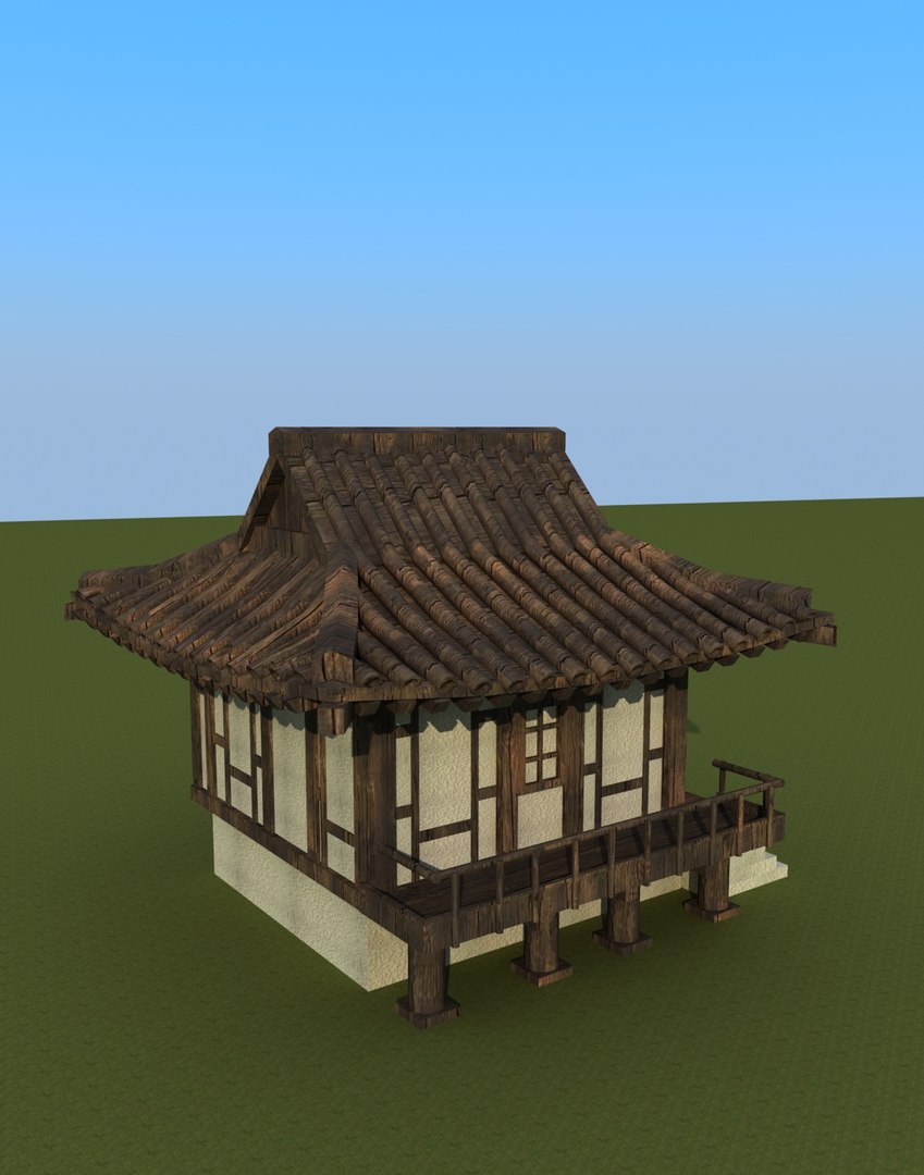 3D chinese house model - TurboSquid 1344618