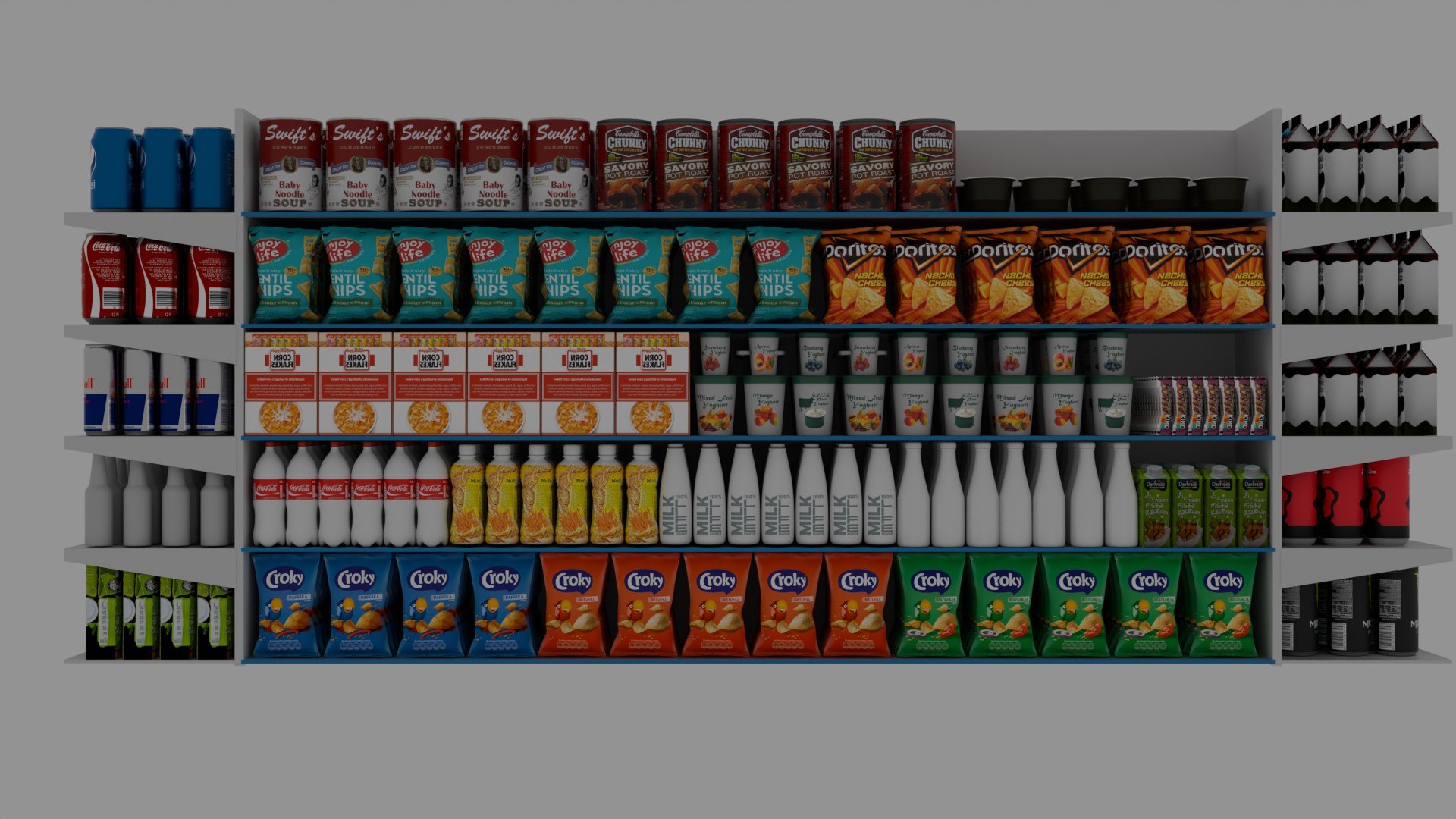 3D Grocery - TurboSquid 2305706