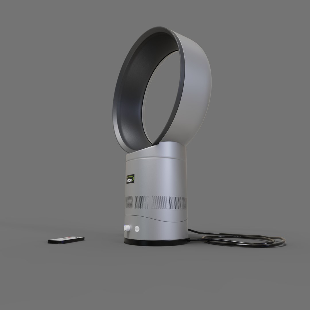 3D Fan Bladeless Leader 10inch 25cm With RC - TurboSquid 2087483