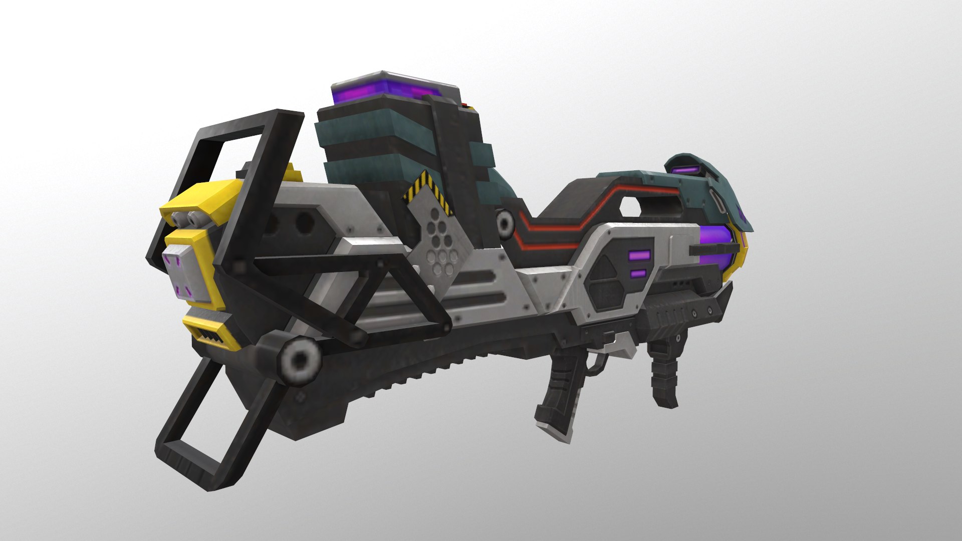 Gravity Gun Level 1 3D Model - TurboSquid 2185609