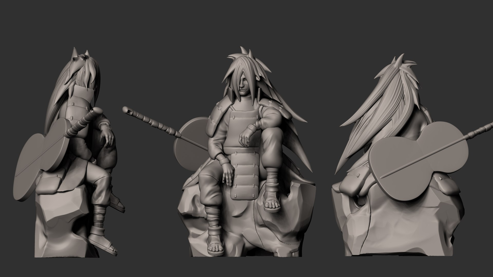 Uchiha Madara de ANIME NARUTO Modelo 3D - TurboSquid 1721147