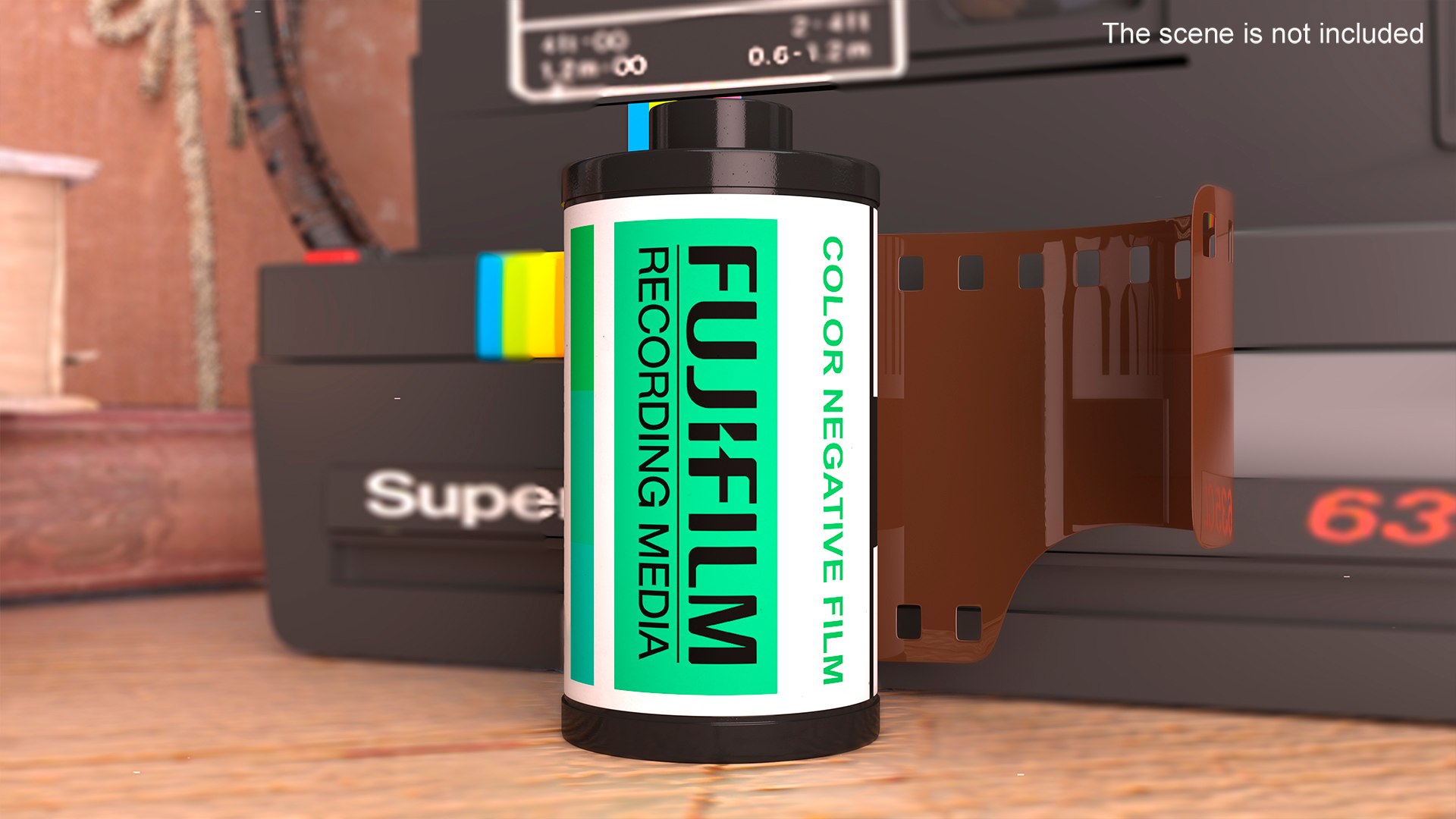 Professional Color Negative Film 35mm Fur model - TurboSquid 2134095