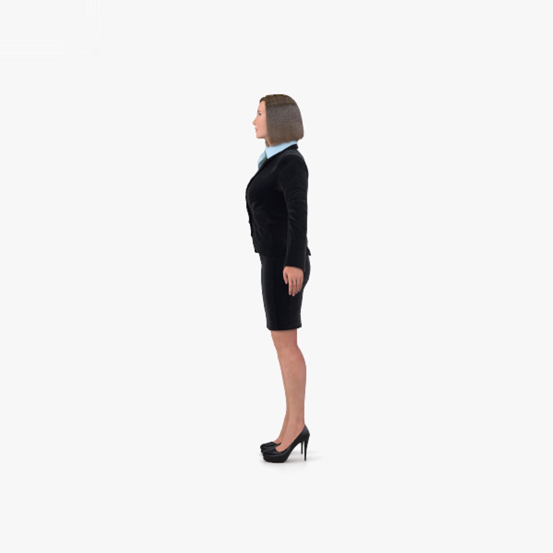 3D Business Woman Model - TurboSquid 1509662