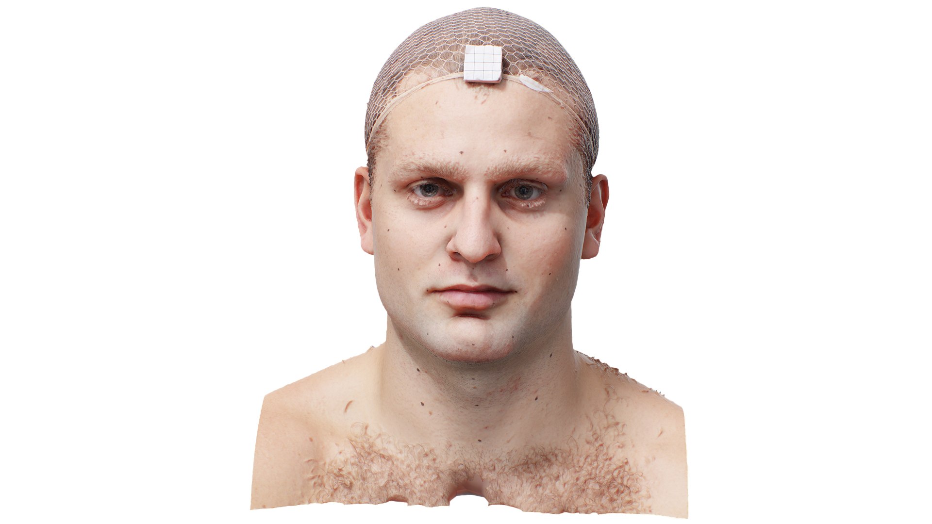 Raw 3D Head Scan Maxton Donaldson 3D Model - TurboSquid 1821476