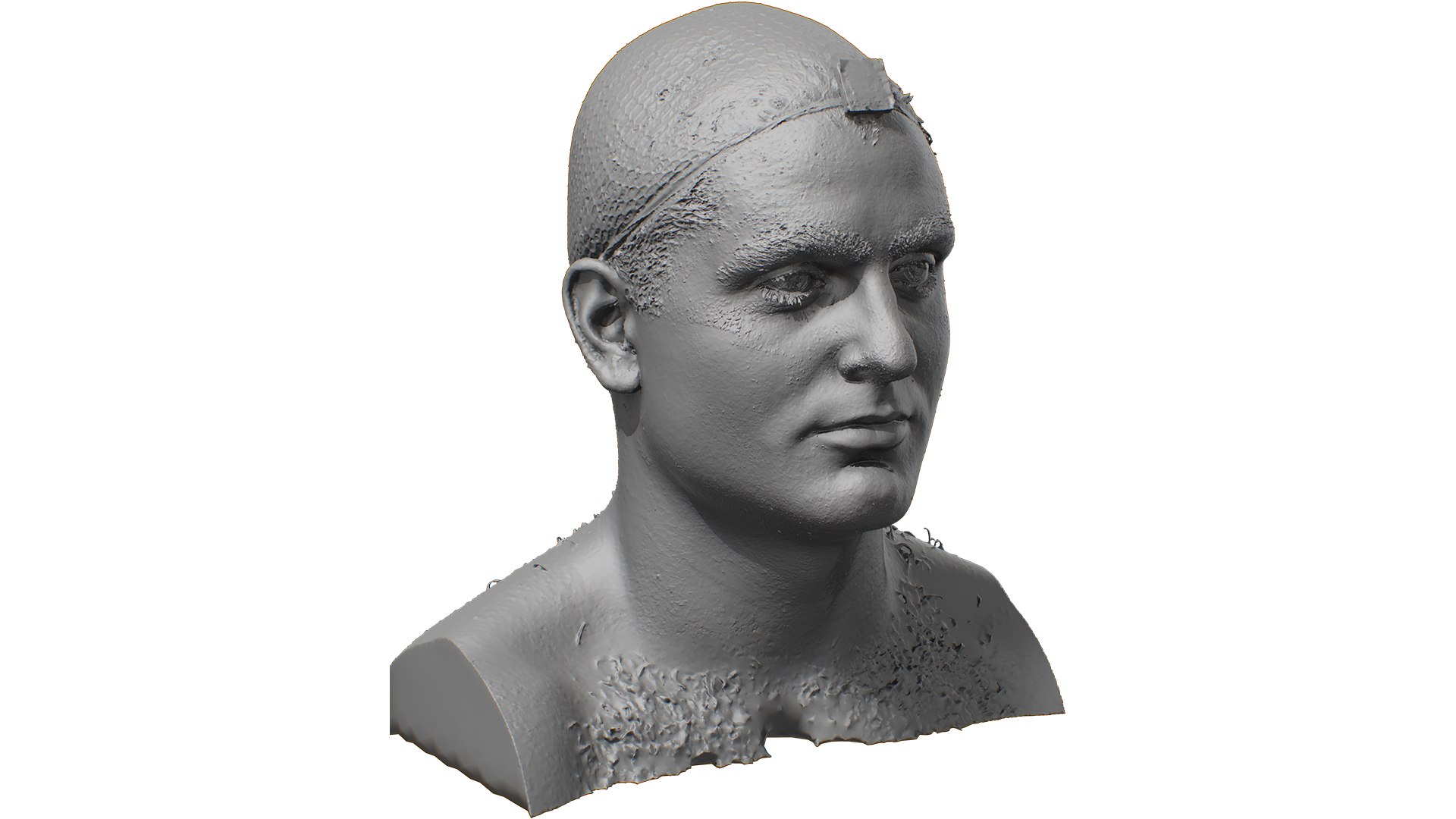 Raw 3D Head Scan Maxton Donaldson 3D Model - TurboSquid 1821476