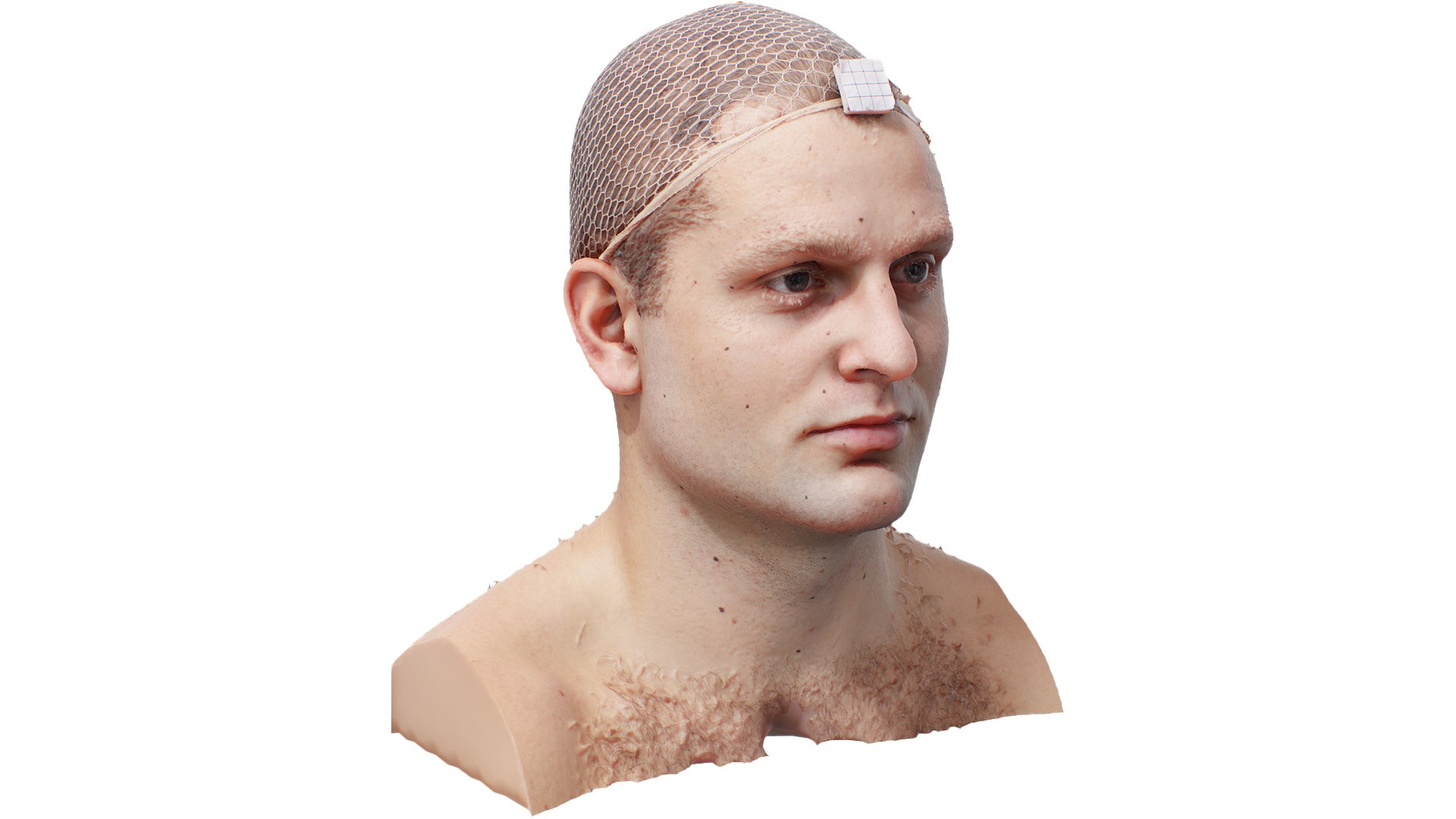 Raw 3D Head Scan Maxton Donaldson 3D Model - TurboSquid 1821476