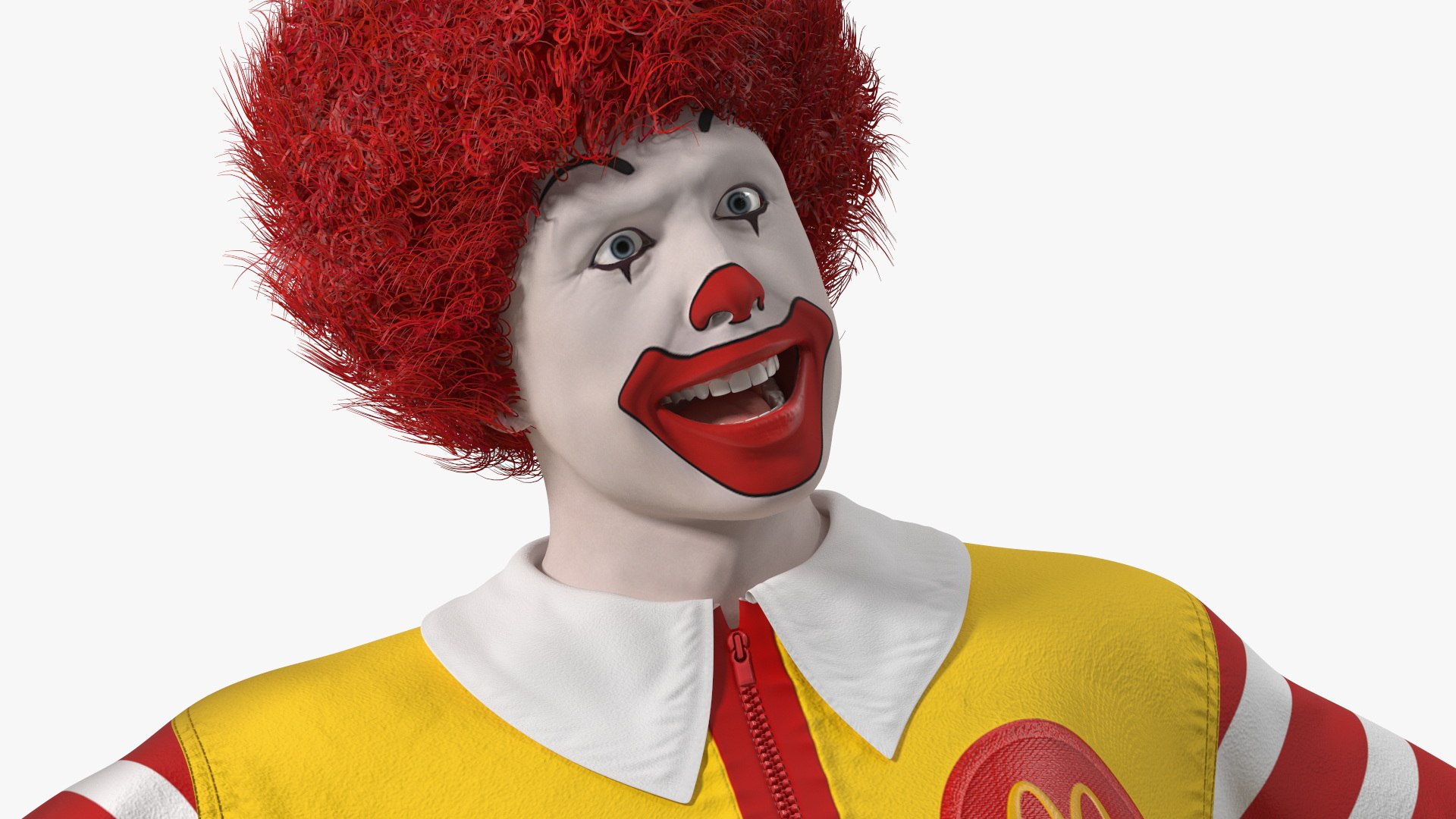 McDonalds Clown And McDonalds Pylon Fur 3D Model - TurboSquid 2337746