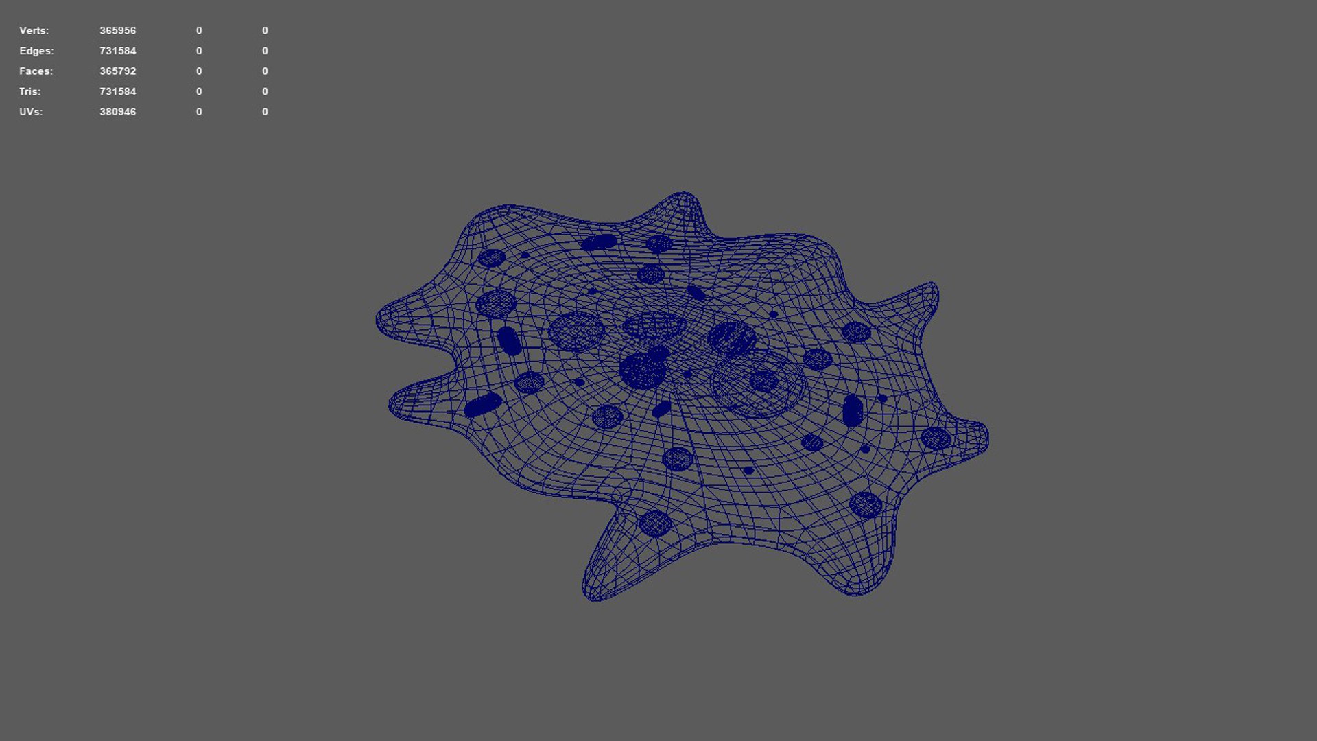 3D Amoeba Unicellular Organism - TurboSquid 2185921