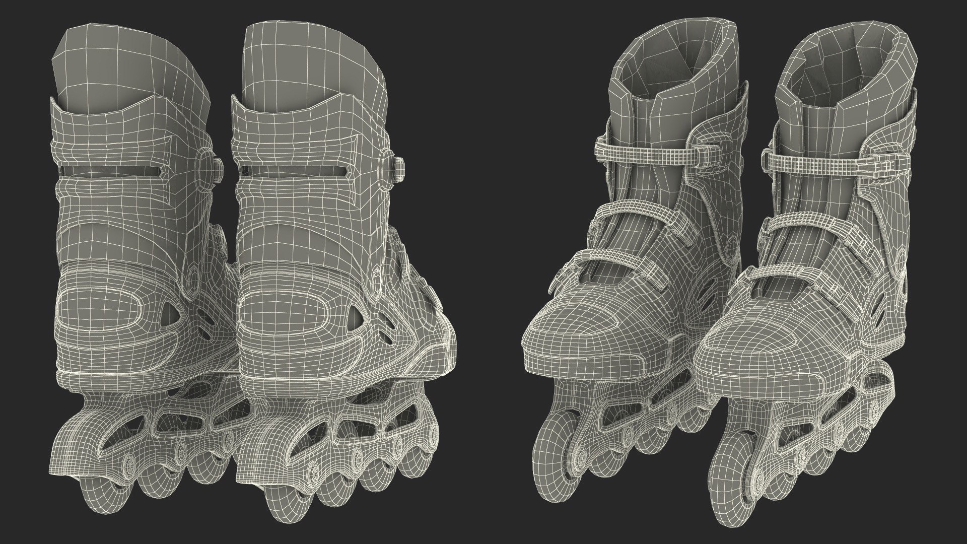 3D Roller Blades Model - TurboSquid 2170084