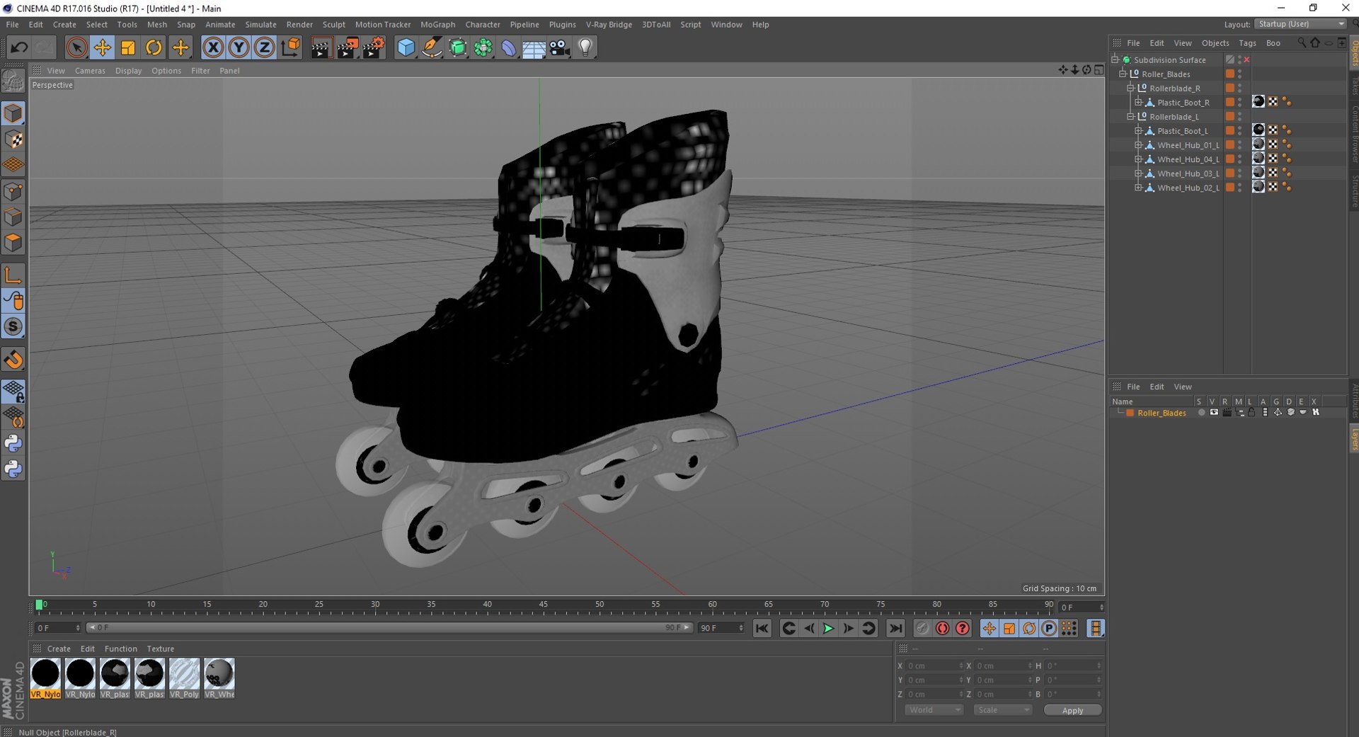 3D Roller Blades Model - TurboSquid 2170084