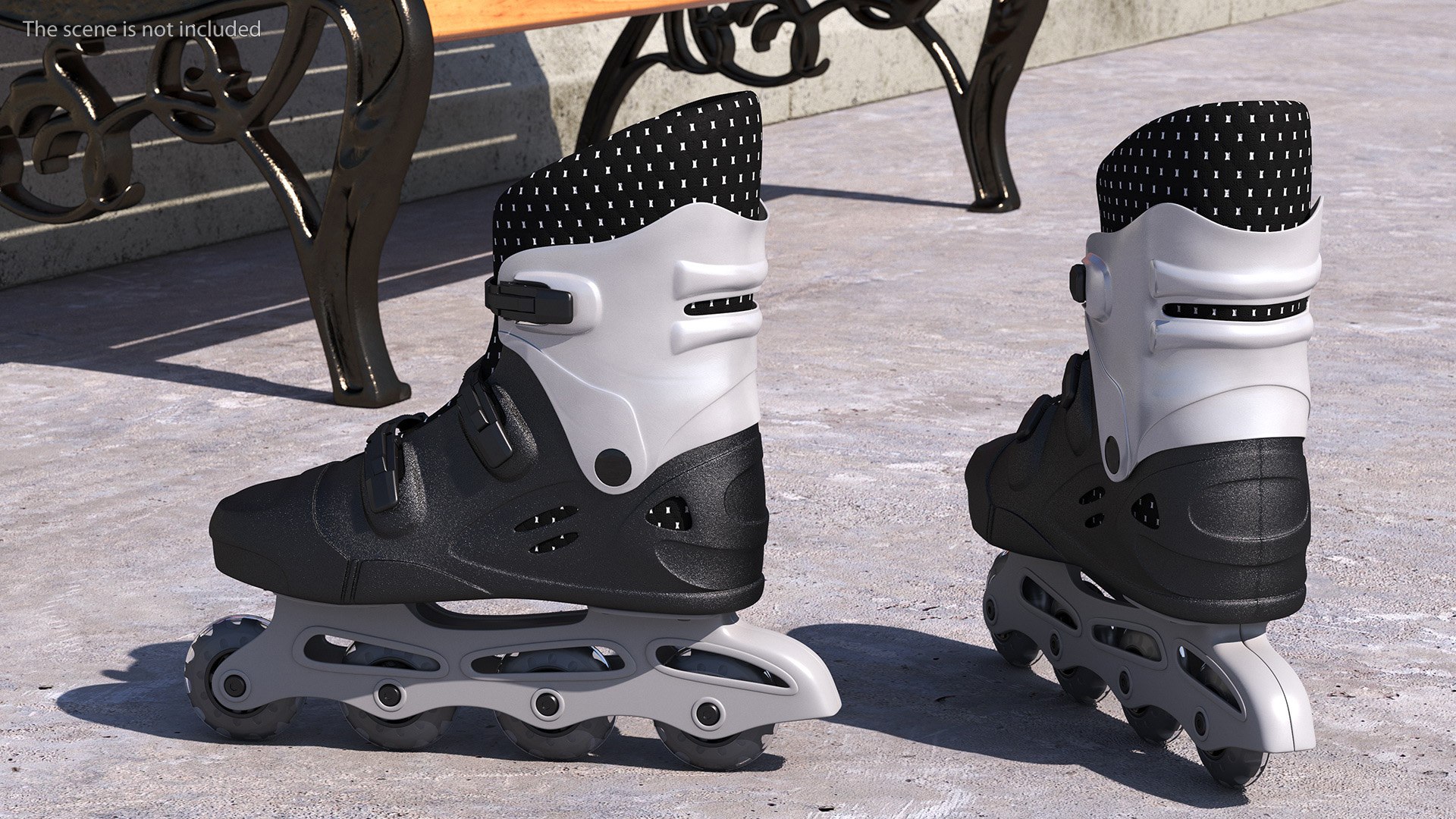 3D Roller Blades Model - TurboSquid 2170084