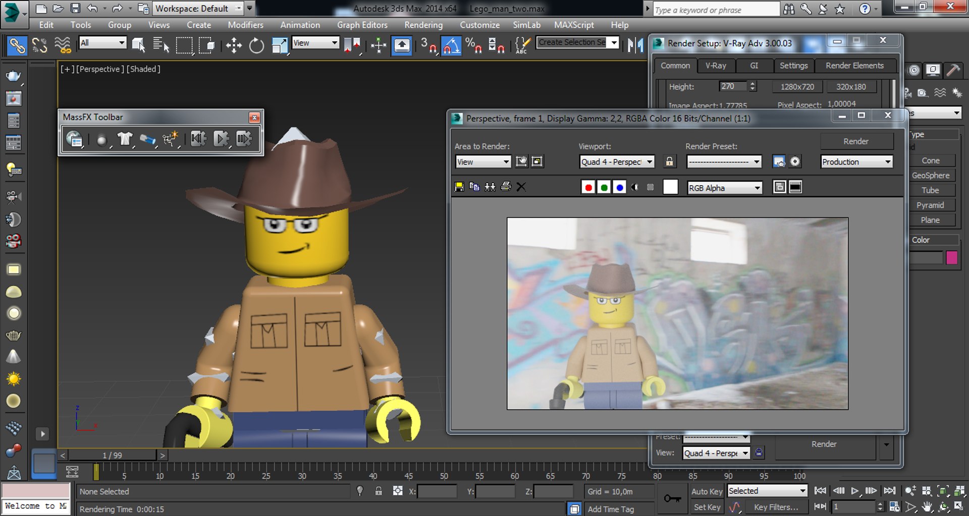 3d Lego Man Terrorist