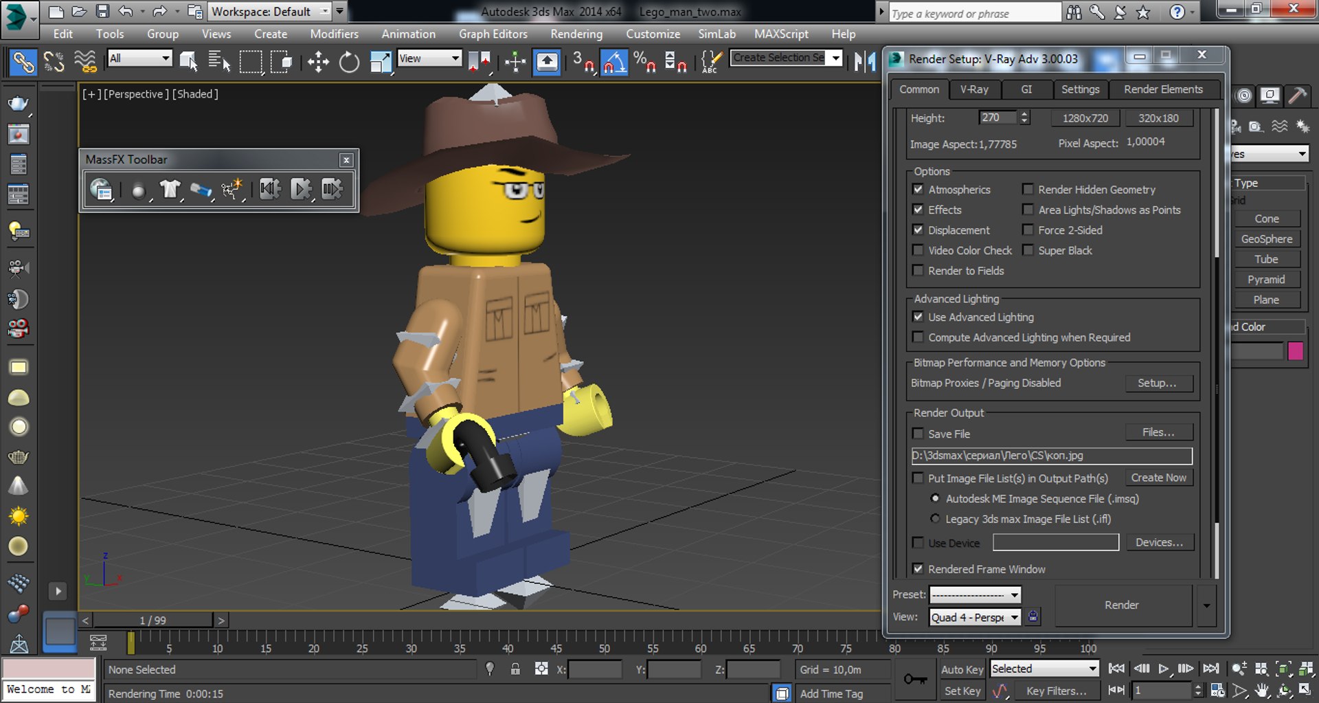 3d Lego Man Terrorist