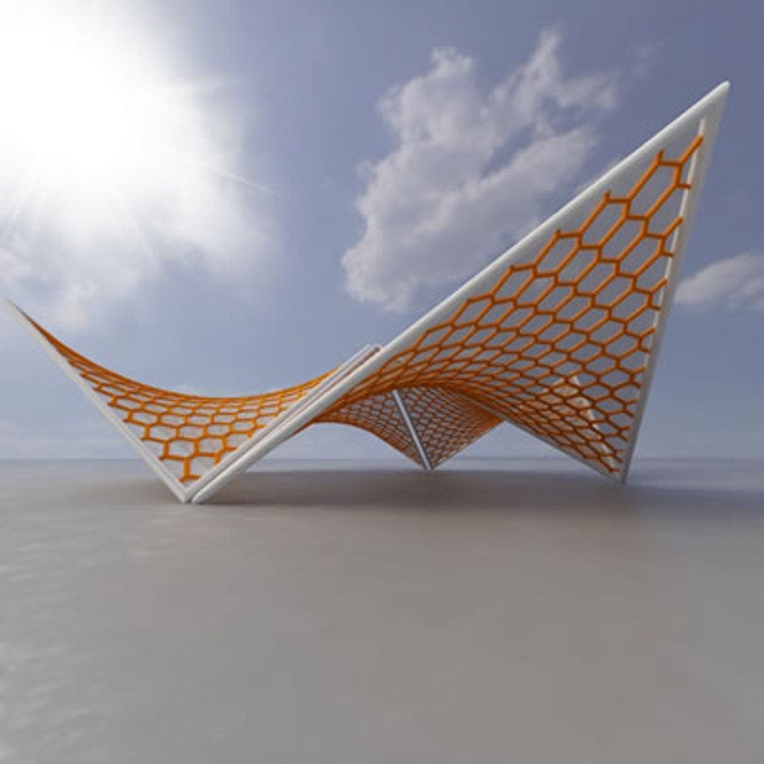 Membrane Structure Building Super 3d Model