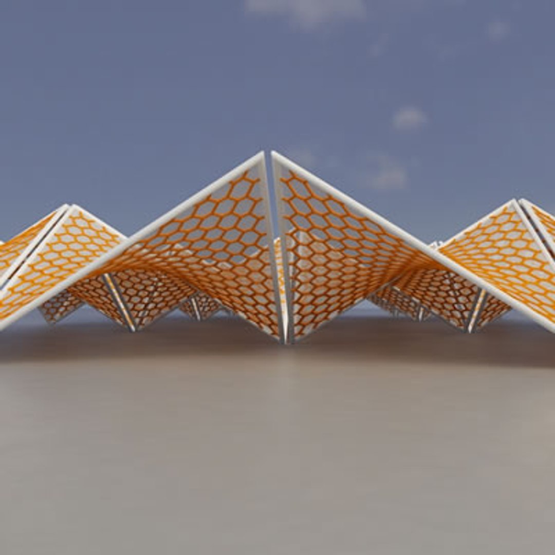 Membrane Structure Building Super 3d Model