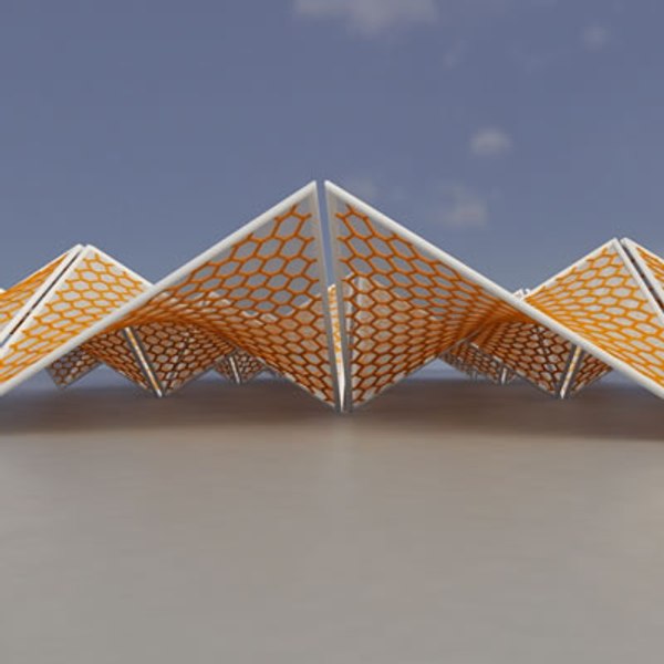 membrane structure building super 3d model
