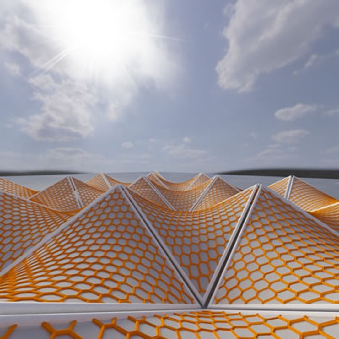 Membrane Structure Building Super 3d Model