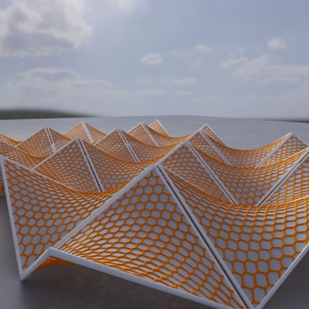 Membrane Structure Building Super 3d Model