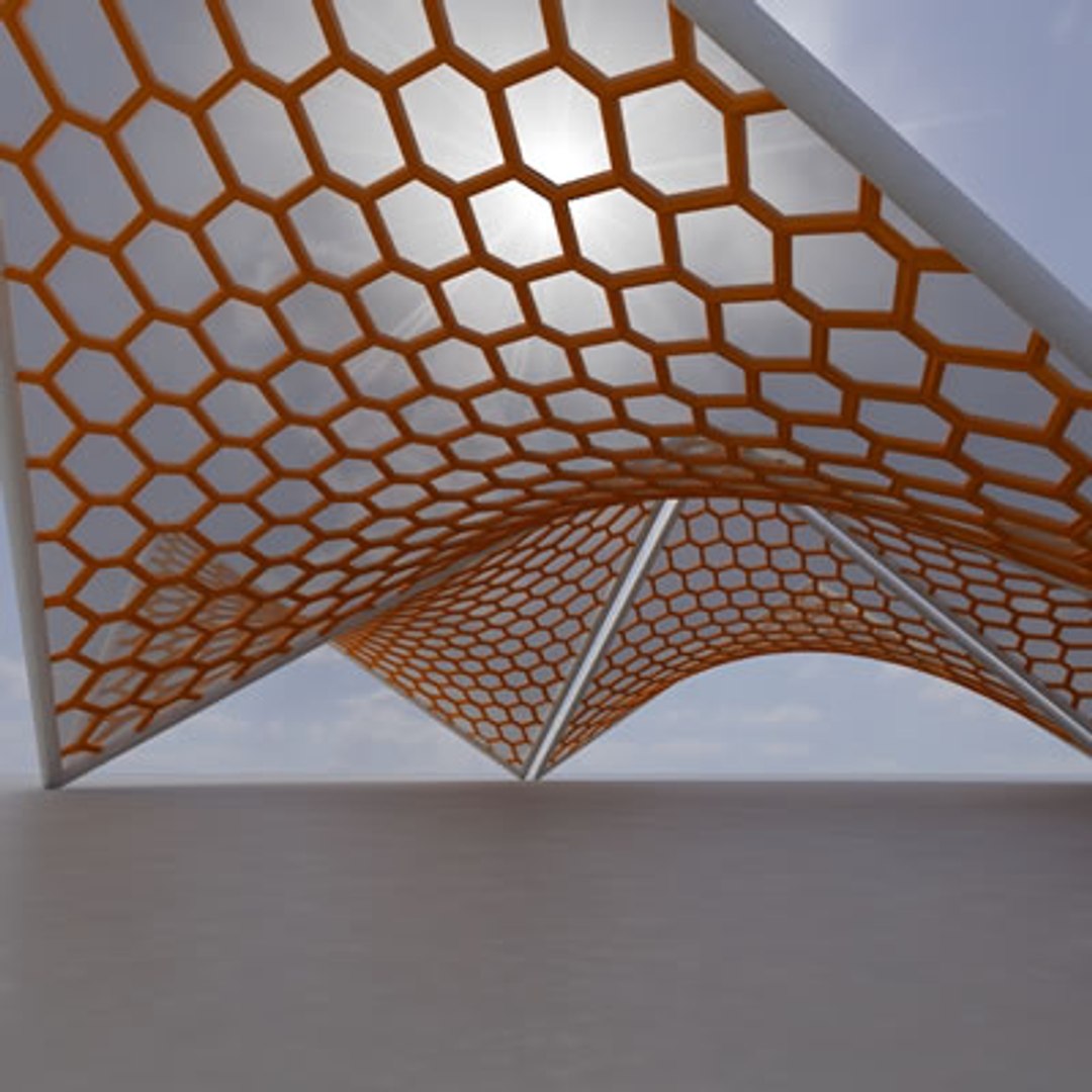 Membrane Structure Building Super 3d Model