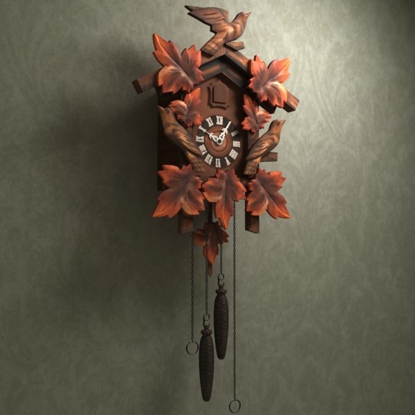 3D Cuckoo-Clock Models | TurboSquid