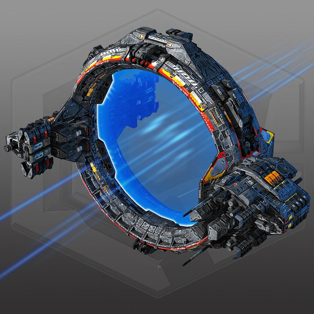 3d Model Scifi Jumpgate
