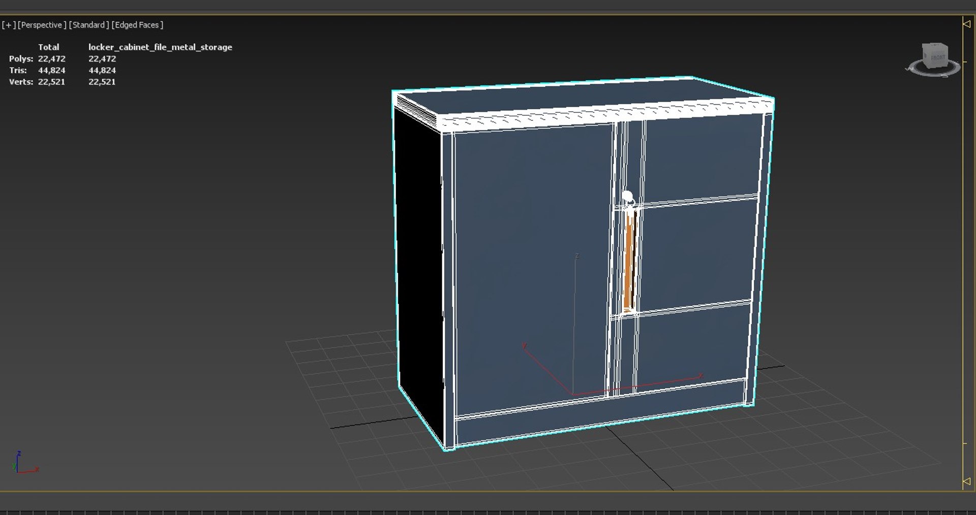 Locker Cabinet File Metal Storage 3D Model - TurboSquid 2464156
