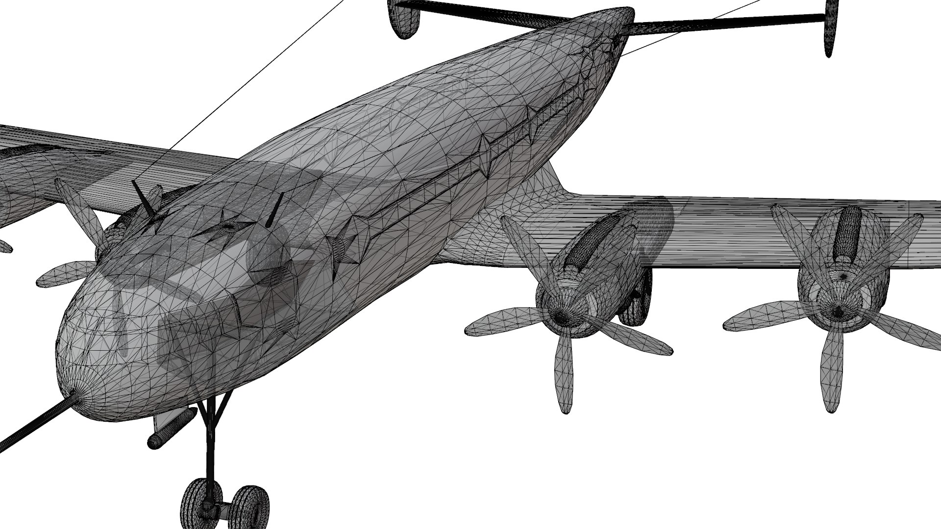 3D Model Breda Zappata B Z 308 - TurboSquid 2315360