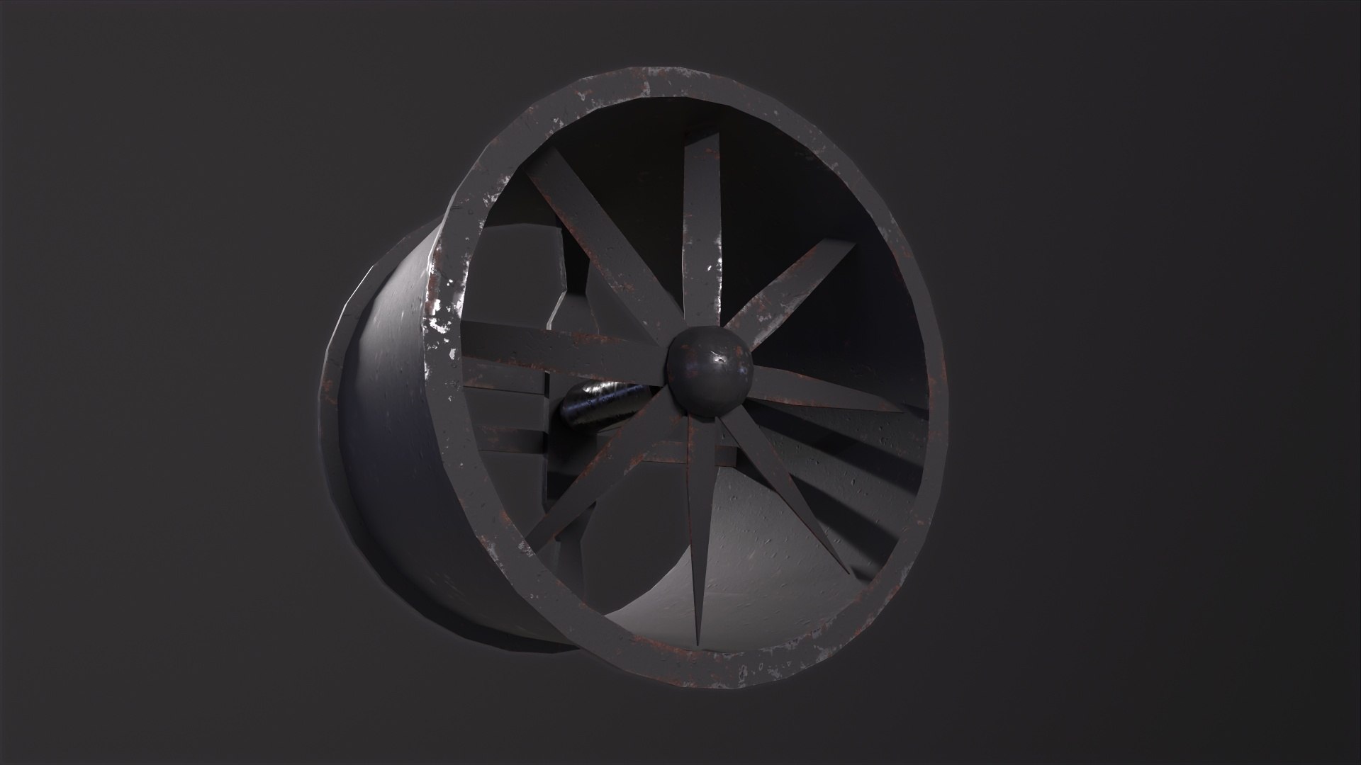 3D Axial Flow Fan model - TurboSquid 2139963