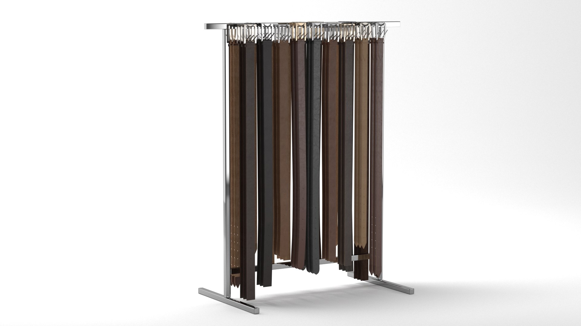3D Realistic Belts Rack - TurboSquid 1449974