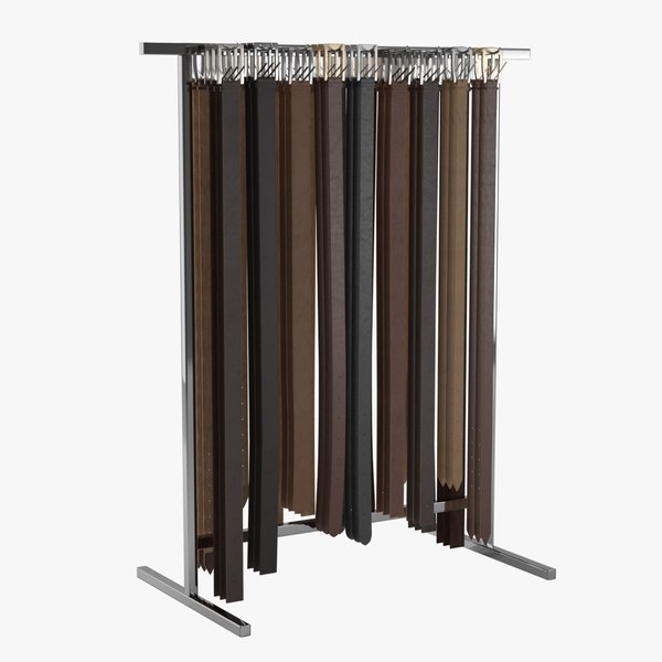 3d belt rack display model