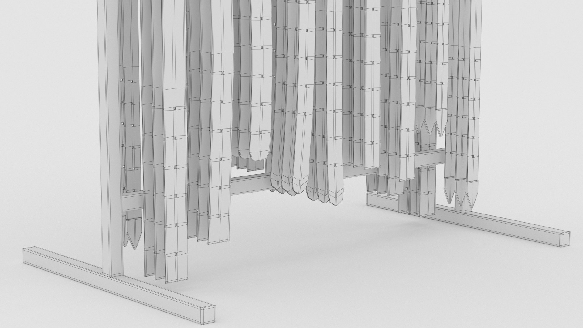 3D Realistic Belts Rack - TurboSquid 1449974