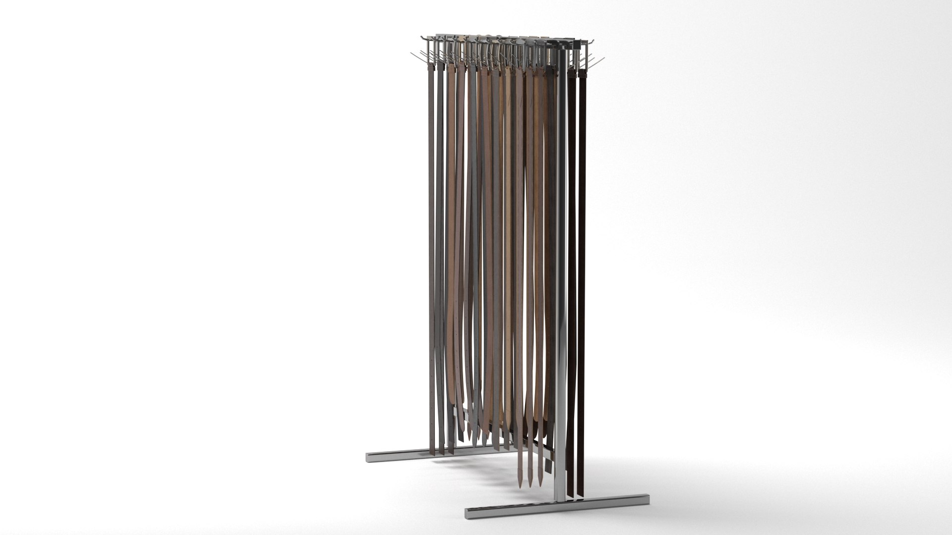 3D Realistic Belts Rack - TurboSquid 1449974