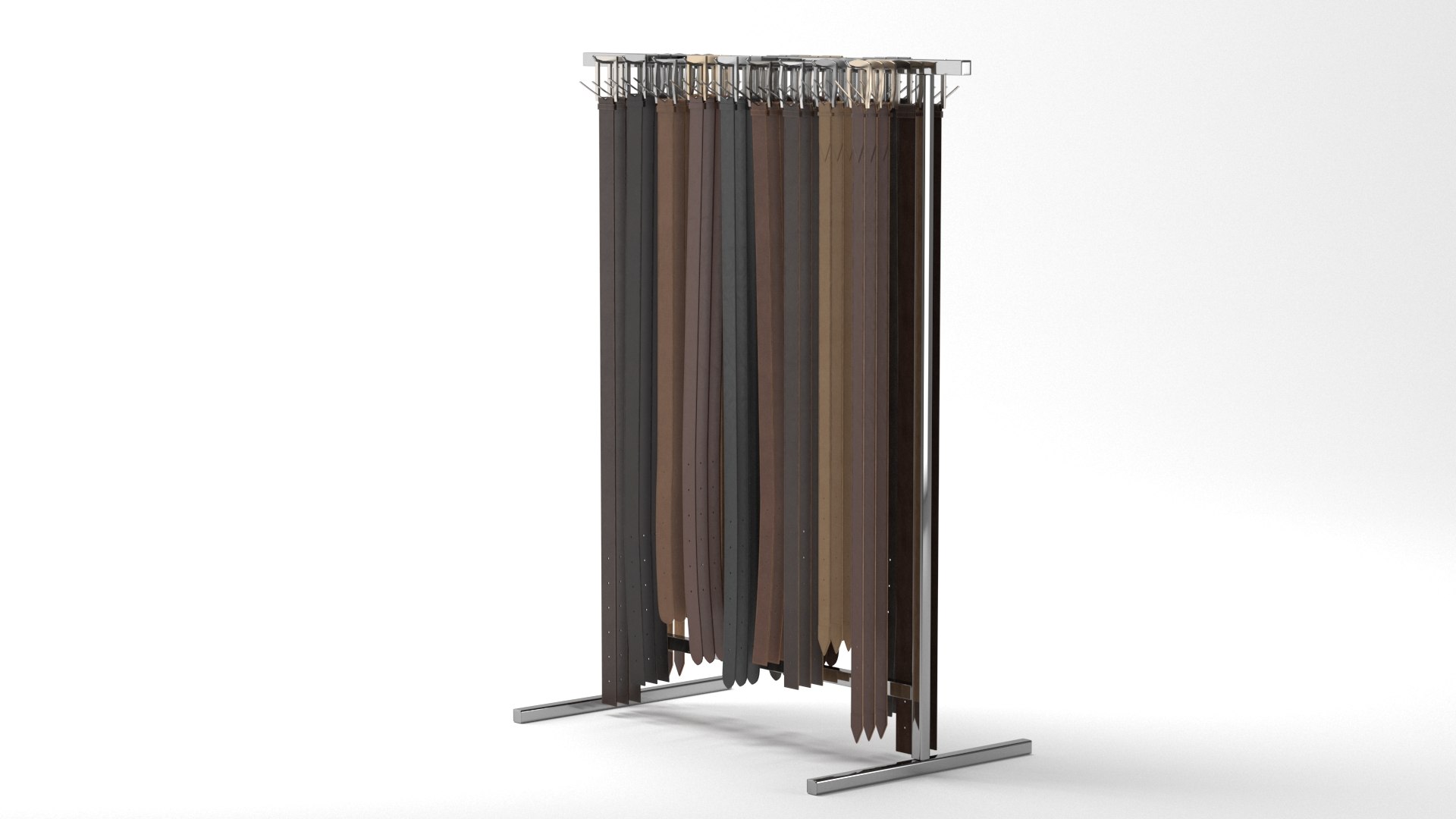 3D Realistic Belts Rack - TurboSquid 1449974