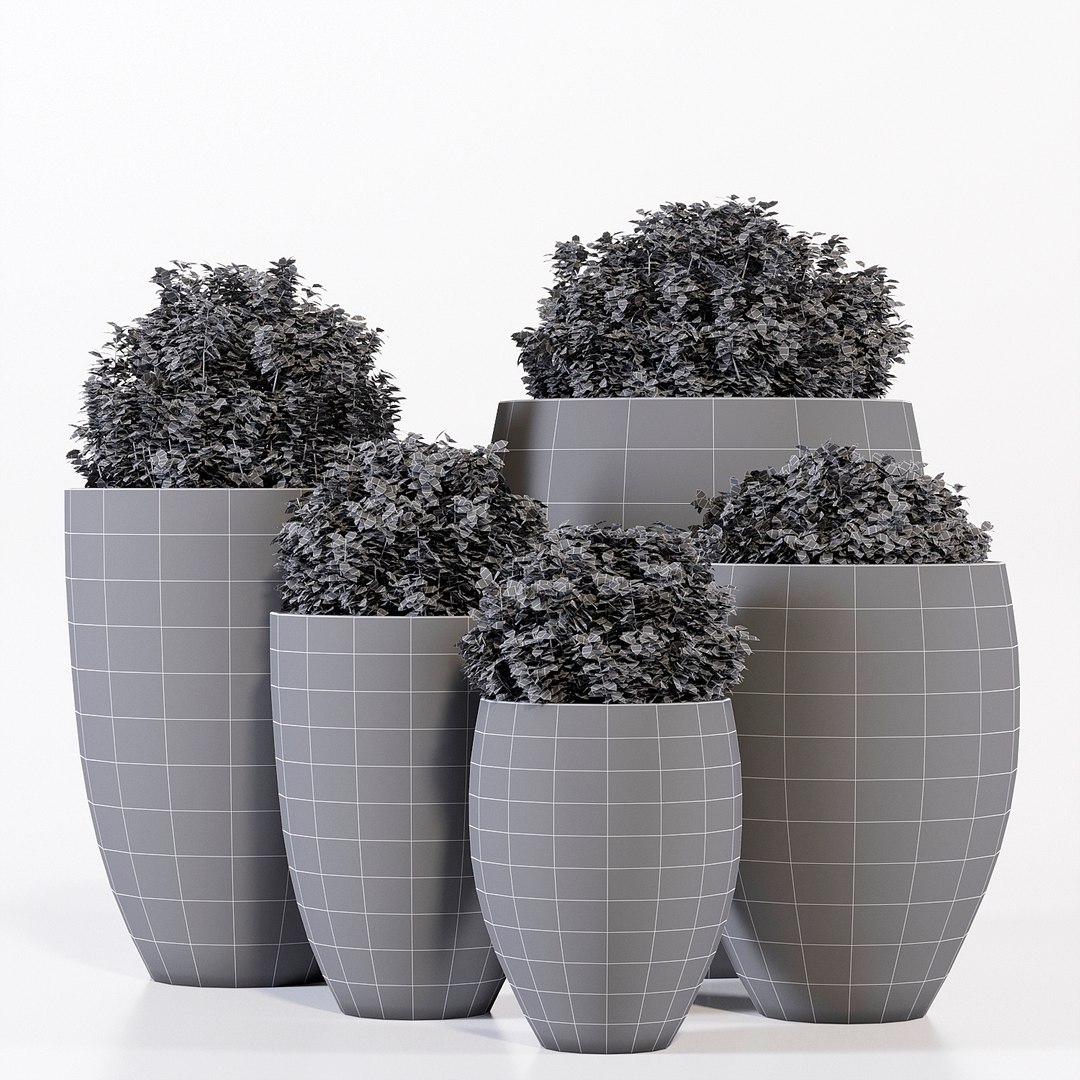 Pottery Pots 3D Model - TurboSquid 1184209